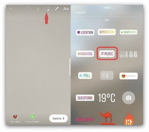 How to add music to your Instagram story