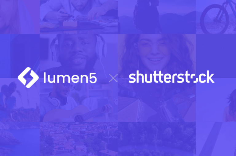 News: Lumen5 x Shutterstock Exclusive Partnership - Lumen5 Learning Center