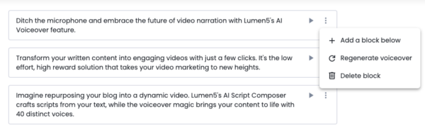 How to Use AI Voiceover on Lumen5 - Lumen5 Learning Center
